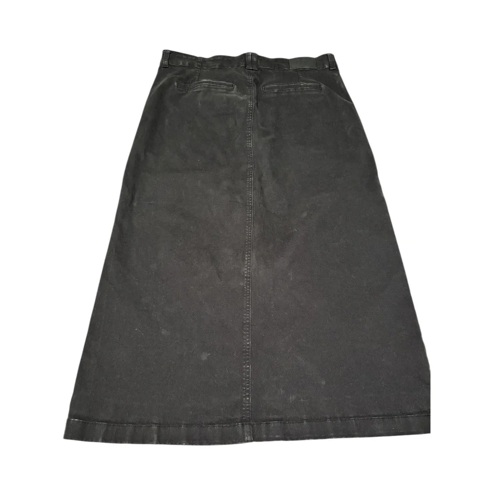 pistola | Skirts | Pistola Pamela Front Slit Denim Skirt 3 Black ...